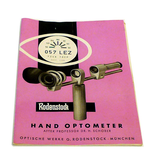 Optómetro de mano Dr. H. Schober